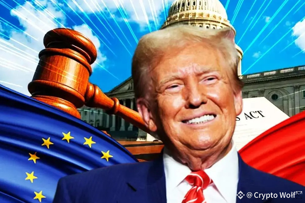 🚨 Breaking: 🇺🇸 Donald Trump Says GENIUS Act Will Put US A | Crypto Wolf ...