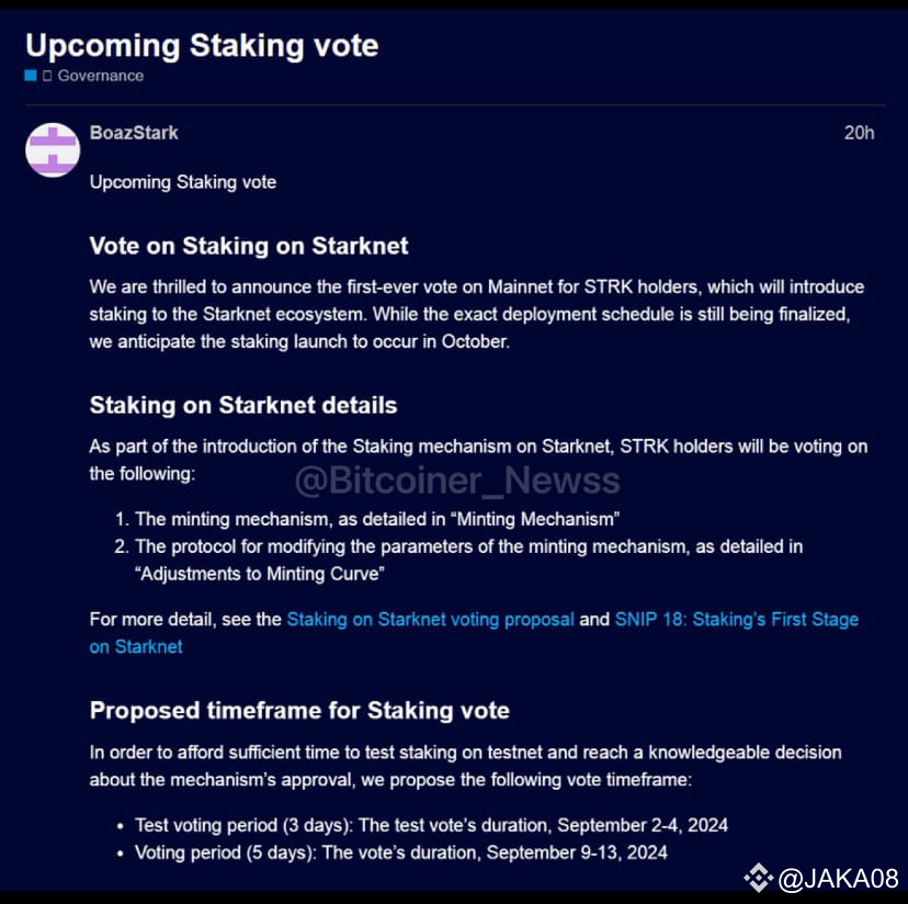 After Arbitrum; the Starknet project team also wants to acti | COINJAKA ...
