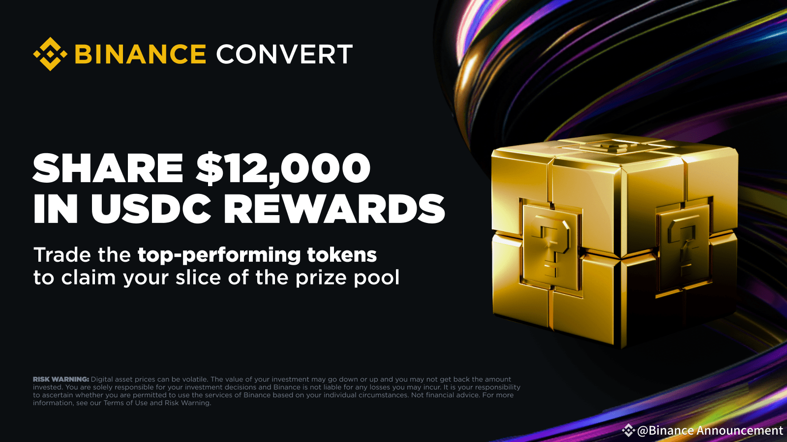 Trade the Top-Performing Tokens on Binance Convert to Share 12,000 USDC ...