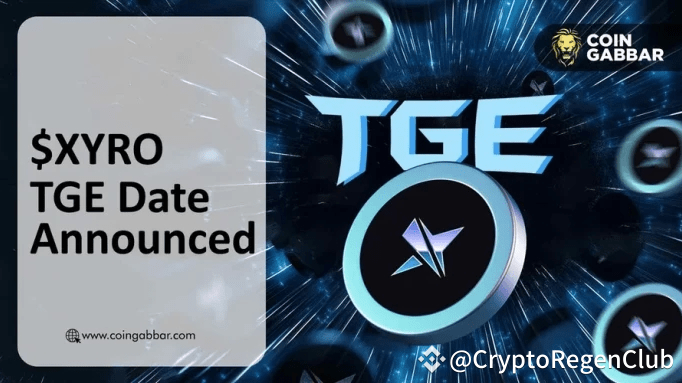 XYRO TGE Date Announced: Airdrop & Listing Details You Can't Miss ...