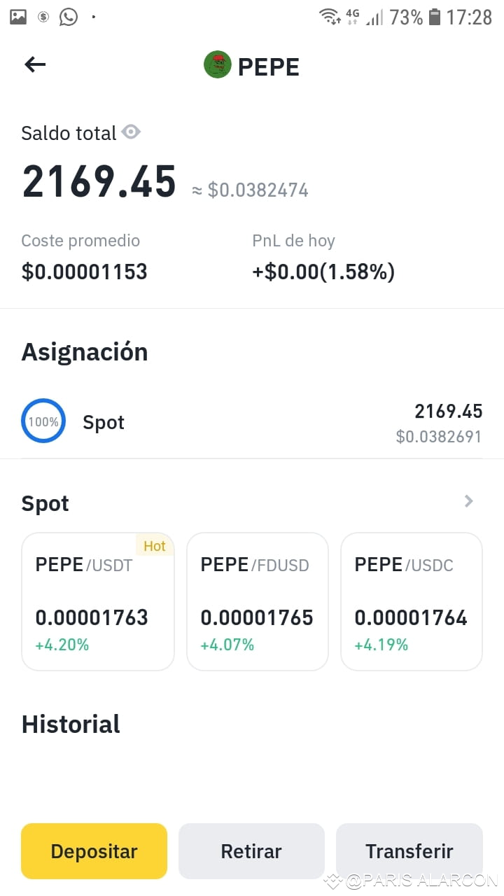 I have 2000 $PEPE invested, I trust you #PEPE . Does anyo | PARIS ...