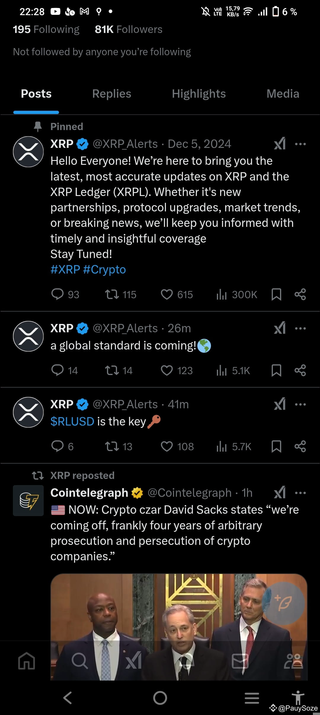$XRP $BTC $HBAR Something is coming.. The whales know it a | PauySoze ...