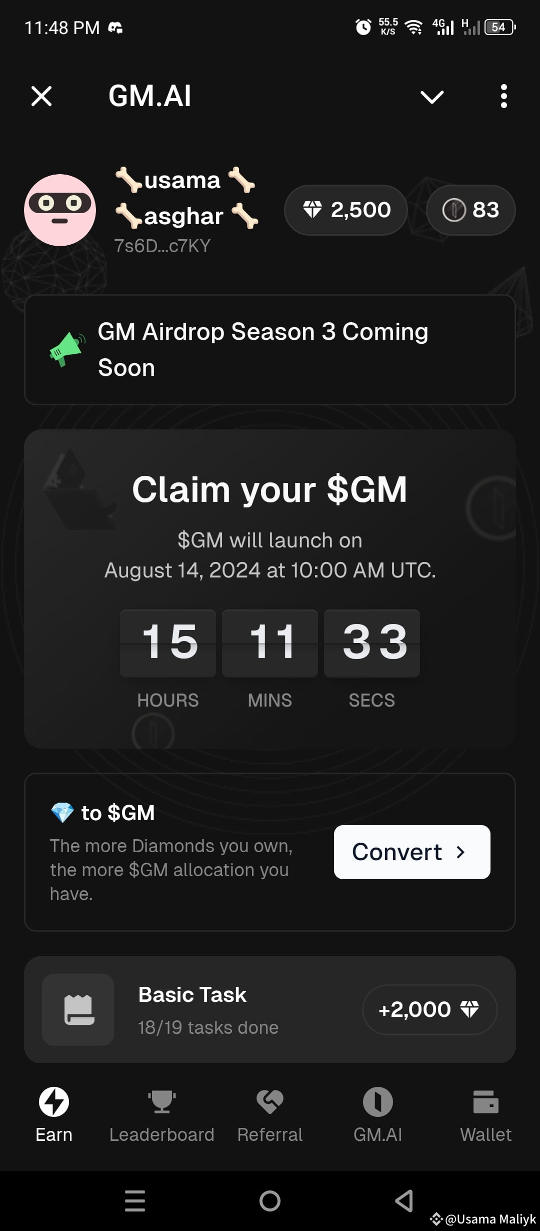 Important Announcement For $GM Token Airdrop Hunter From Tel | Usama Maliyk on Binance Square