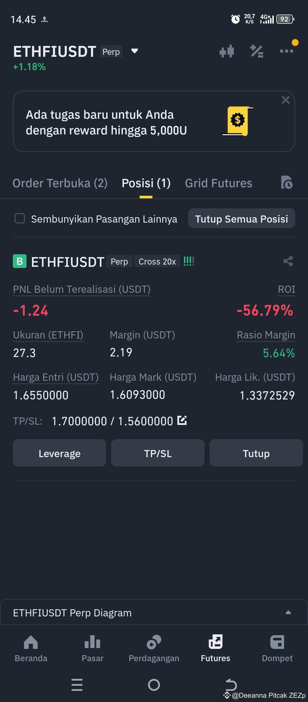 $ETHFI hold or just stop bro? I'm a beginner and I'm afraid | Alqi on Binance Square