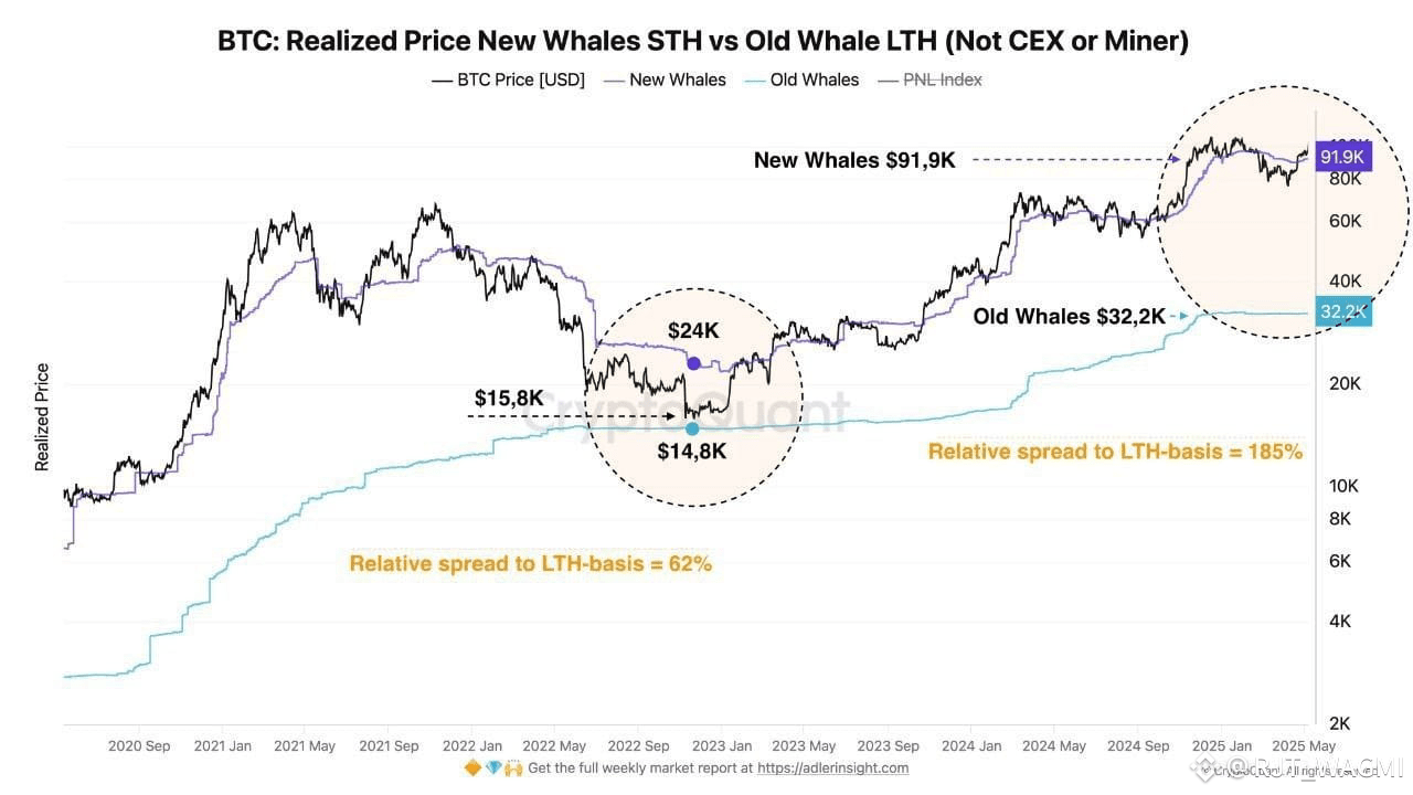 The absolute difference between the realized $BTC price for | RJT_WAGMI on Binance Square