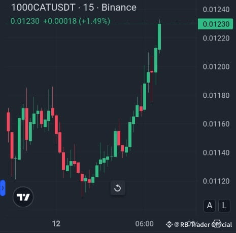 Binance Technical Setup – $1000CAT /USDT Entry Level: 0.01 | RB-Trader Official on Binance Square