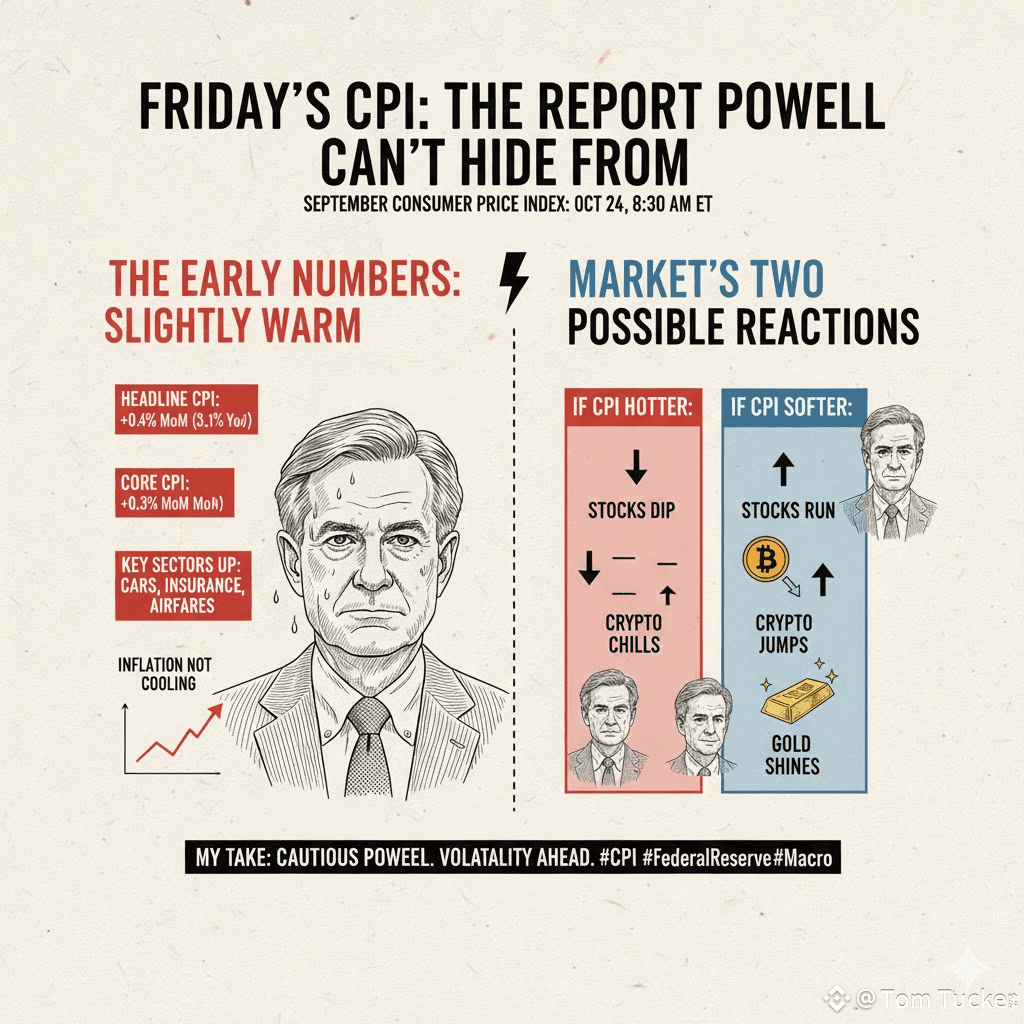 Friday's CPI: The Report Powell Can't Hide From I have been | Tom ...