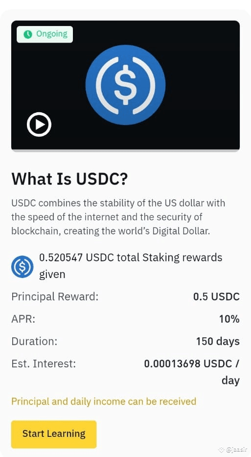$USDC WOW I getting USDC learn from earn 150days 0.520547 | JR-Network ...