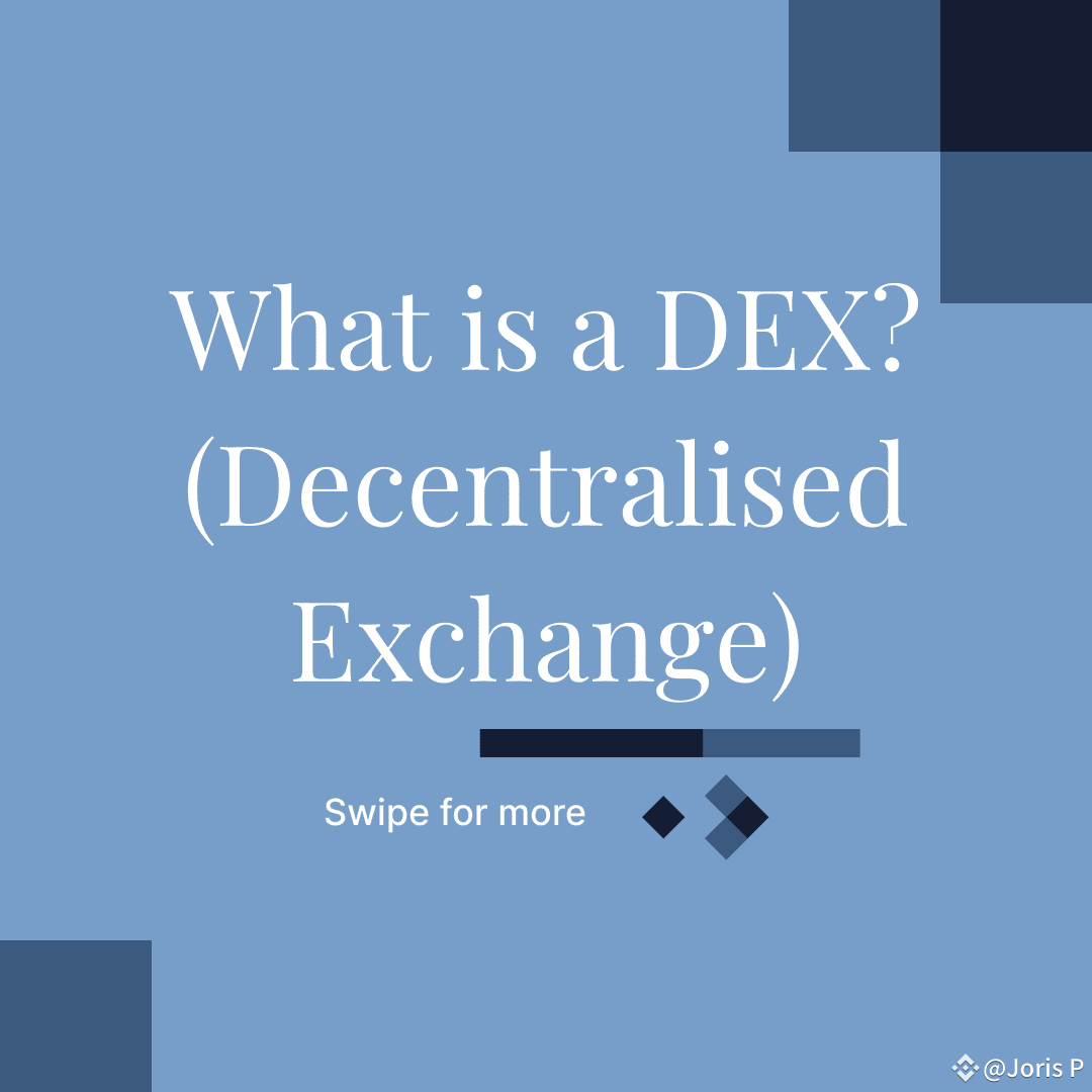 🔹 What is a DEX and why does it matter? A Decentralized Exc | Joris P ...