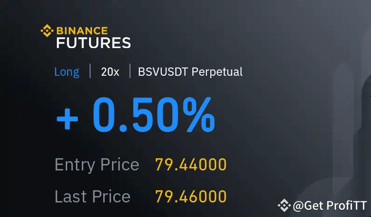 #BSV/USDT⚡️ ENTRY NOW $BTC $ETH $SOL | Get ProfiTT on Binance Square