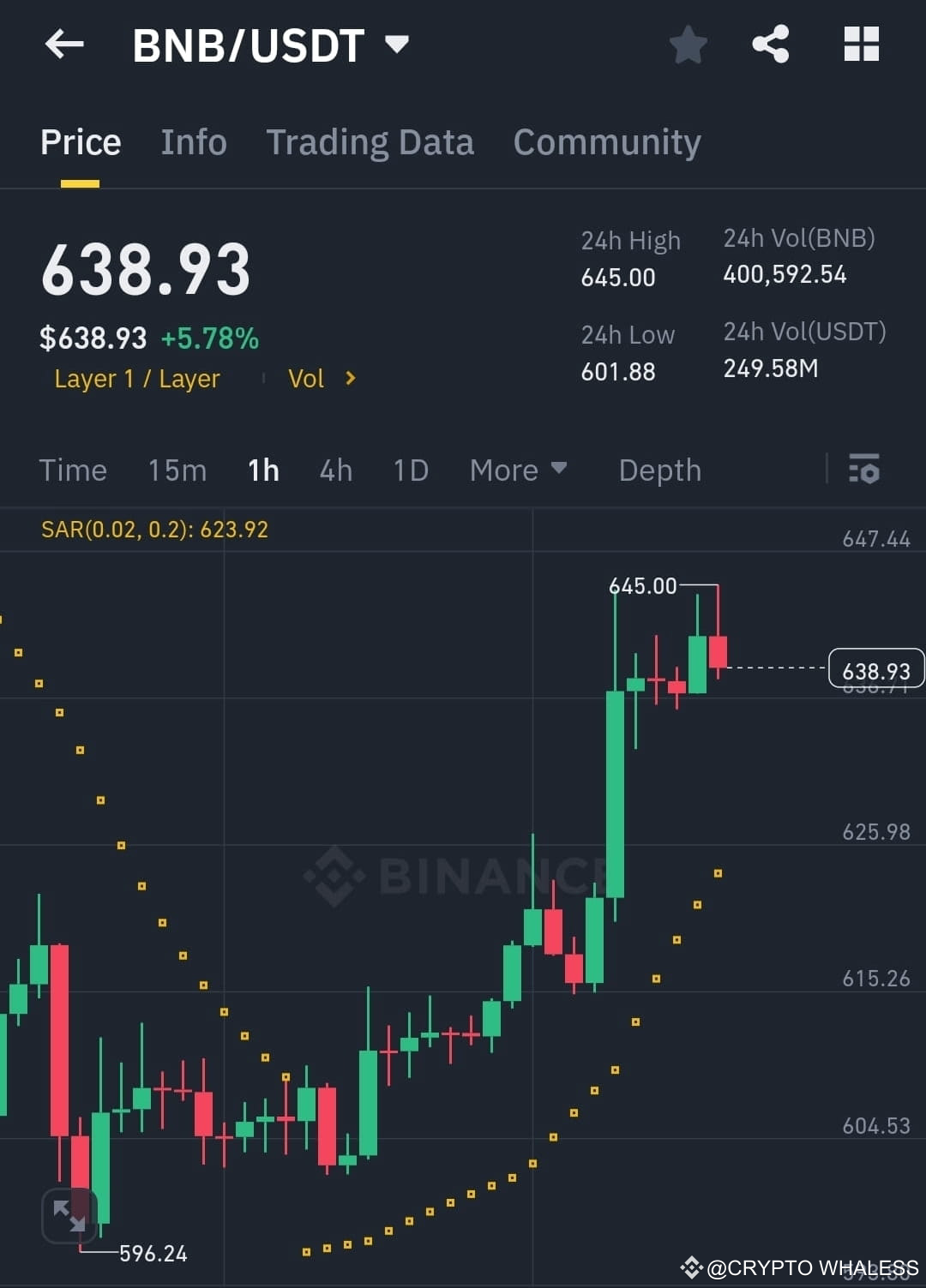 $BNB /USDT – BULLISH BREAKOUT OR LOCAL PEAK? Current Price | CRYPTO WHALESS on Binance Square