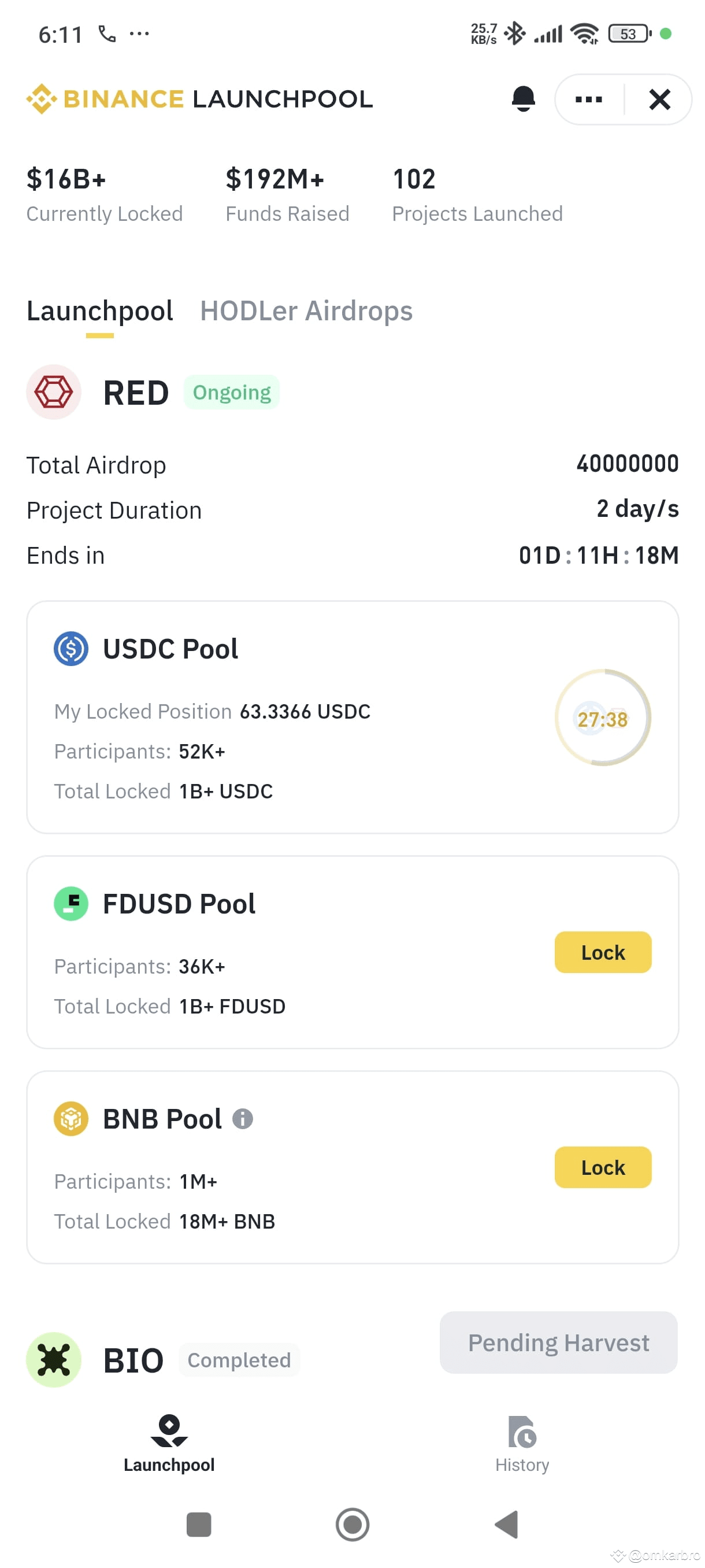 New Token RED Total airdrop :- 40000000 pool $USDC $FDUSD | omkarbro on ...