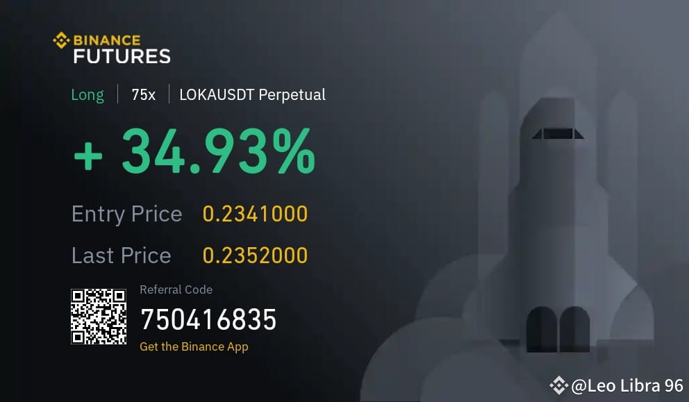 $LOKA long market price 🚀Tp 27 s.l hold #MarketRebound | Leo Libra 96 ...