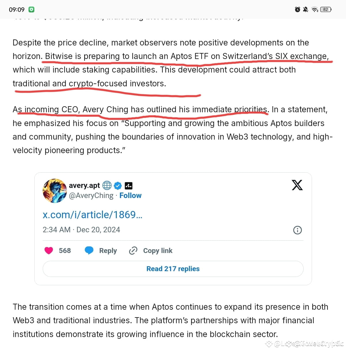$APT is in the perfect state to buy. Its going to go up soon | Toxel ...