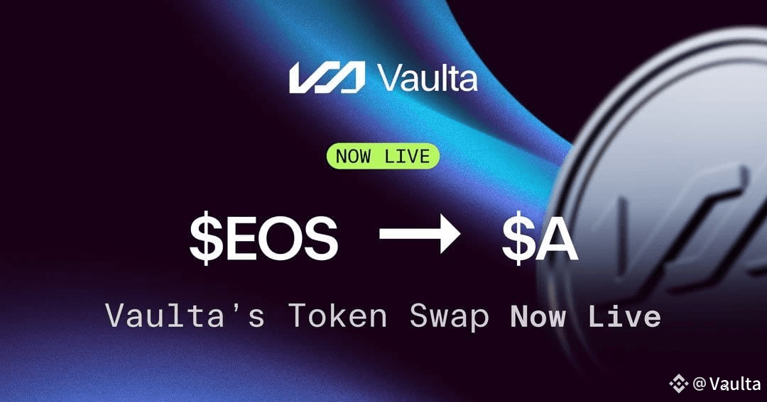 $A is now live. Vaulta’s token swap has officially | Vaulta on Binance ...