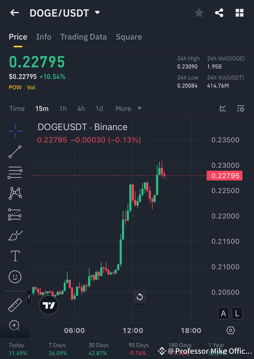 $DOGE /USDT SHORT TRADE ENTRY OPPORTUNITY — BE READY FOR A P | Professor Mike Official on ...