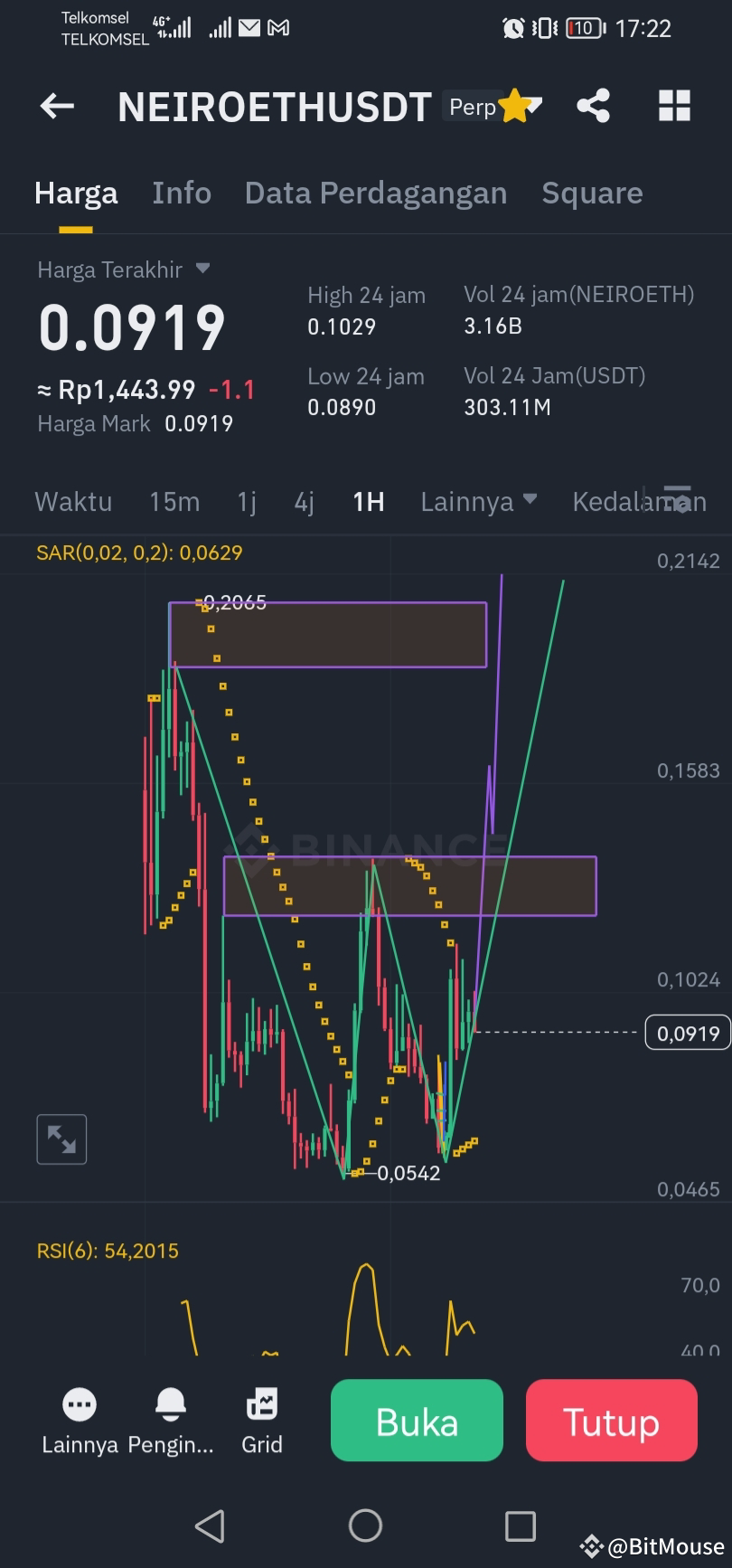 $NEIROETH I follow the path from the beginning. Hopefully it | BitMouse ...