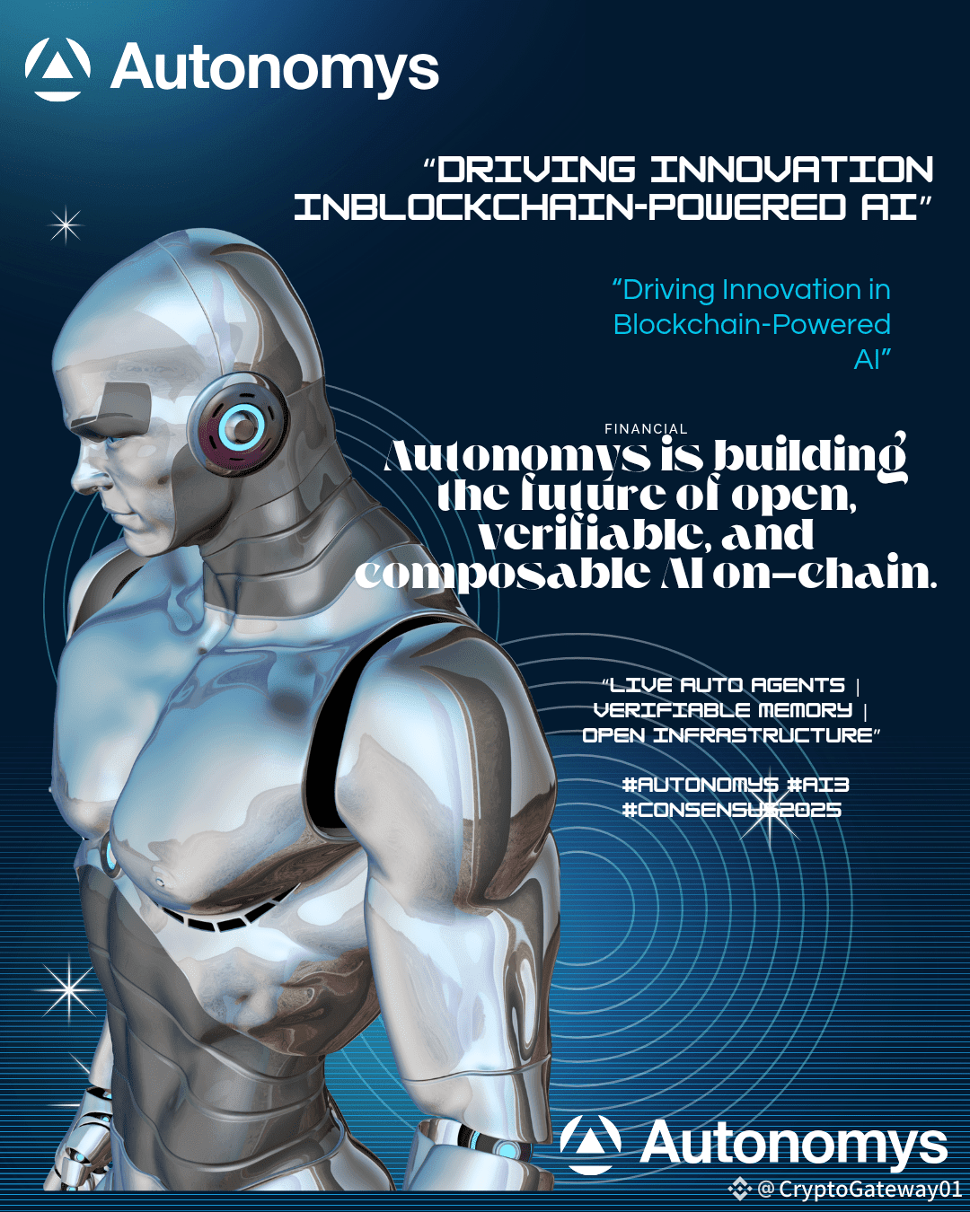 Autonomys at #Consensus2025: Redefining AI x Blockchain Fro | CryptoGateway01 on Binance Square