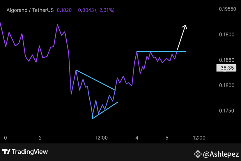 $ALGO breaking out of a bullish triangle! Retest holding st | Ashleyez ...