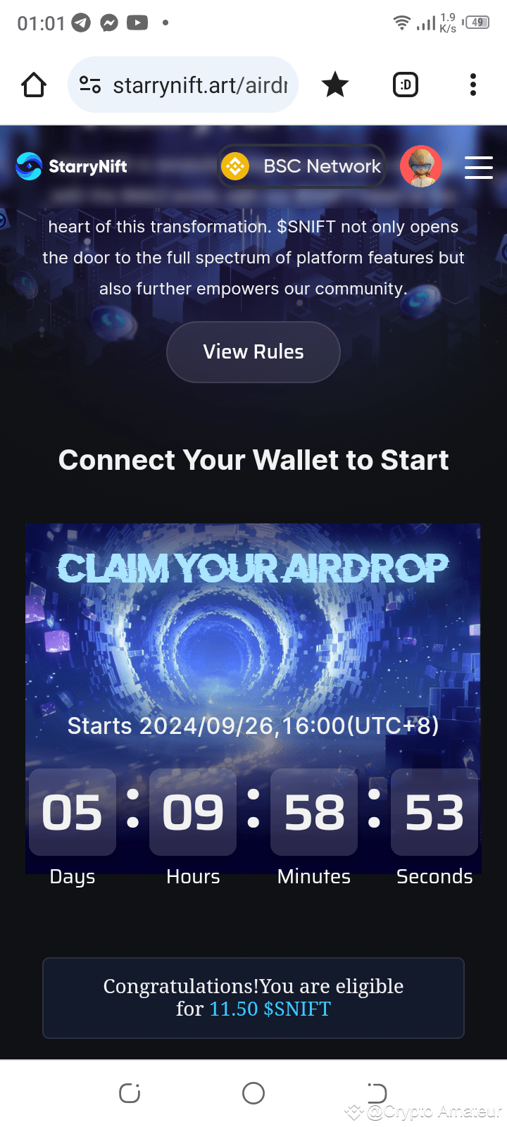 Good news from StarryNift. They waited and waited for a long | Crypto Amateur on Binance Square