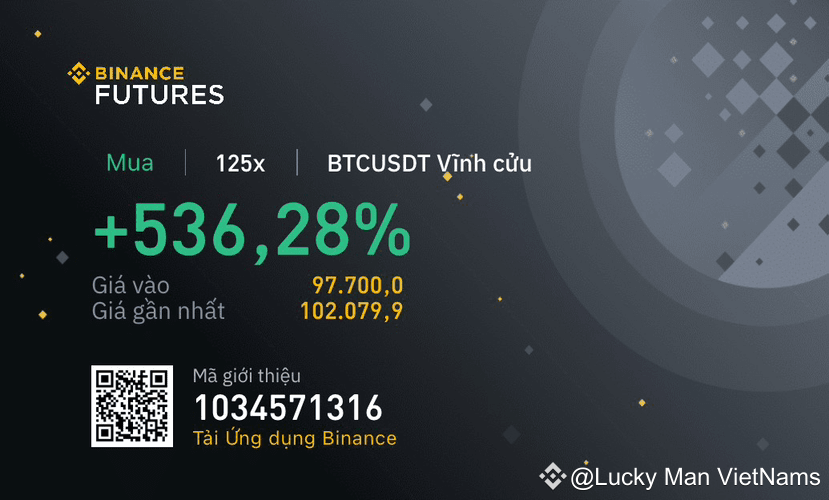 Follow me for the right guidance $BTC | Lucky Man VietNams on Binance Square