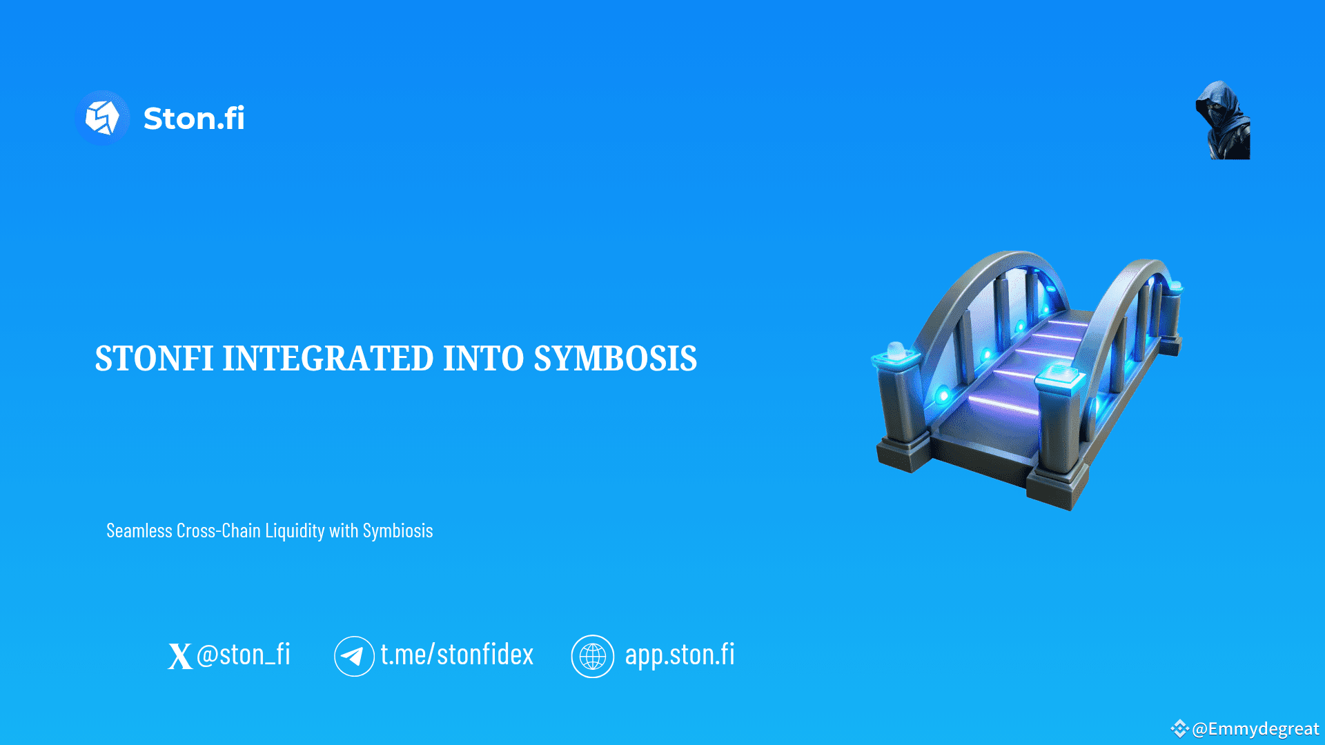 Stonfi integrated into symbosis. | Emmydegreat on Binance Square