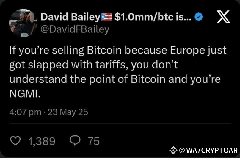 $BTC $ETH $XRP 📱 Tweet now ⚫️ David Bailey: If you are | WA7CRYPTOAR on ...