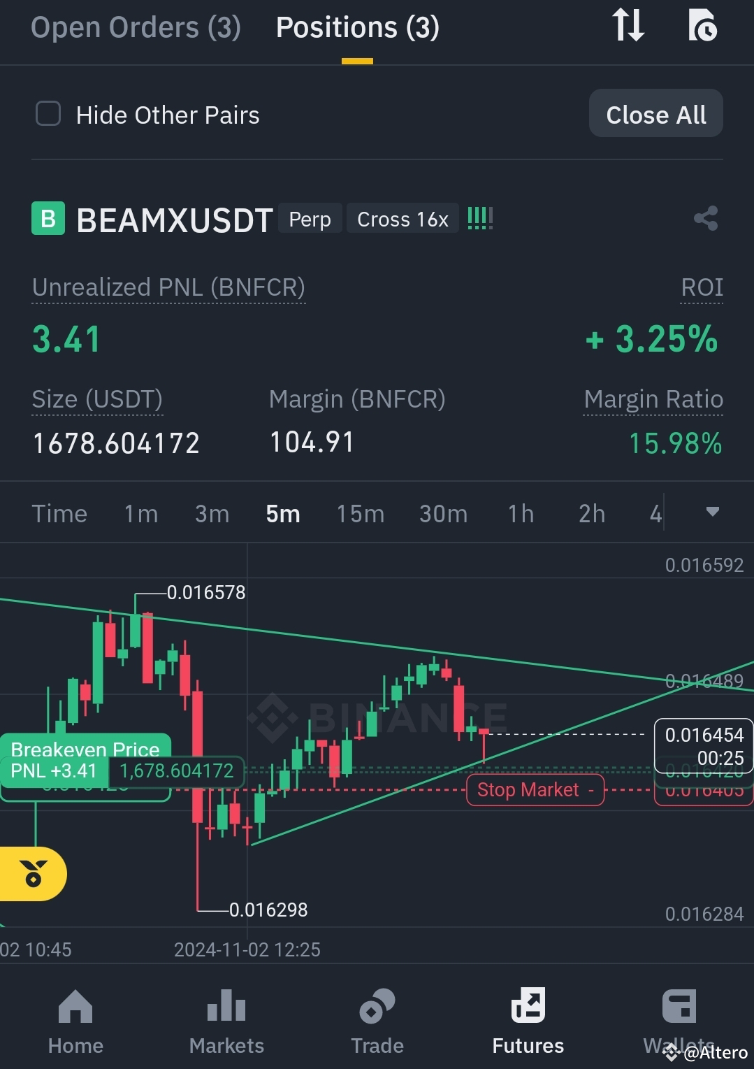 $BTC please behave so $BEAMX break out $IMX lawsuit send | Altero on ...