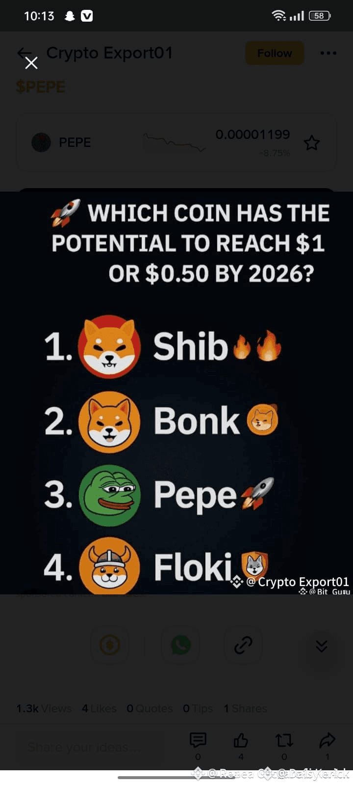 Hey everyone, #Shib and #Bonk are on track to reach $1 by 2 | Daisy ...