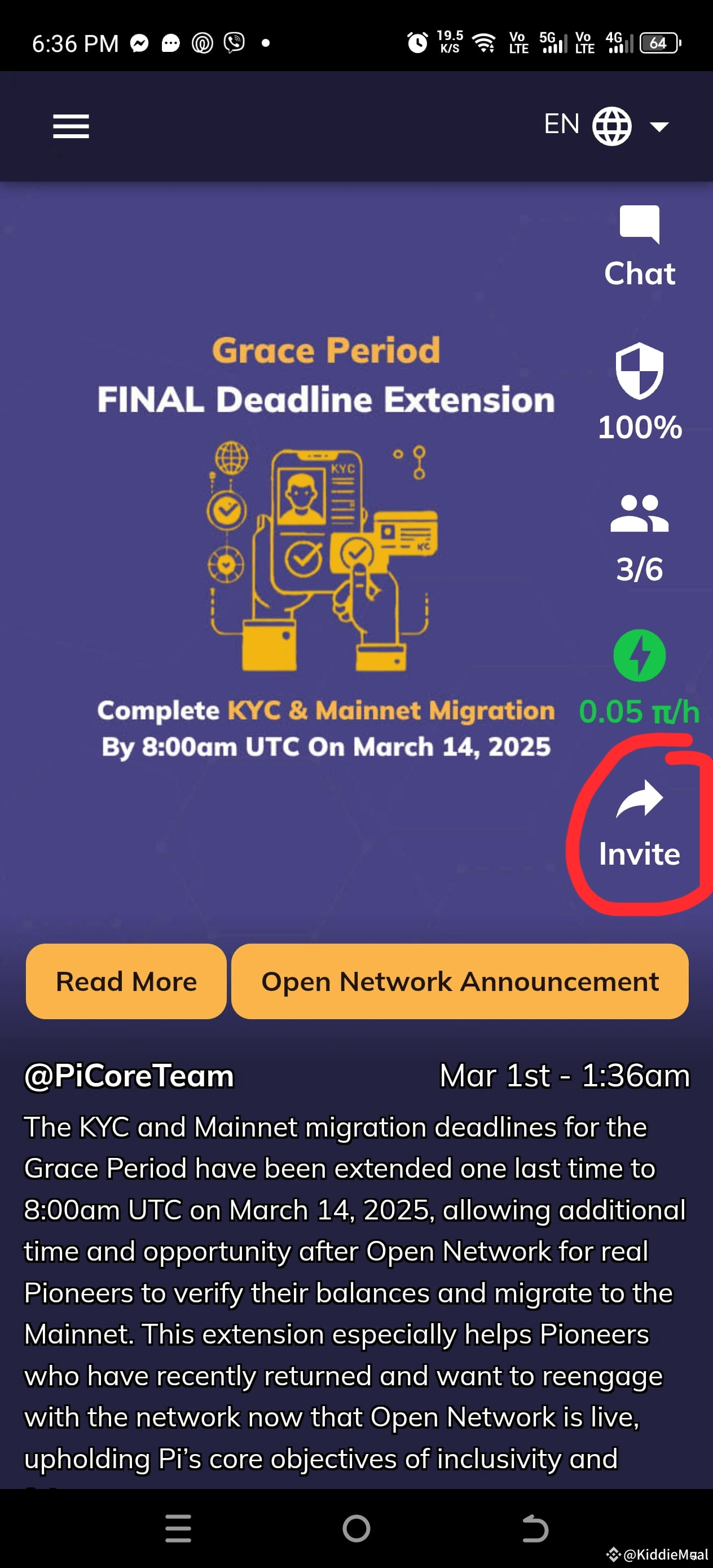 Pi mining base rate right now is at 0.0029 π/hr. So if you | KiddieMeal ...