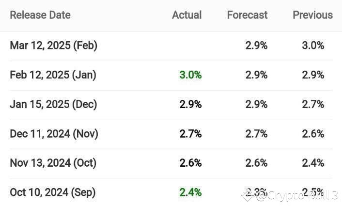 🚨 CPI ALERT 🚨 US CPI data will be released today #BTCNex | Crypto Bull ...