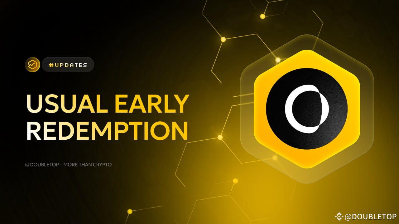 Usual early redemption ️ #updates 🤝Usual launched the ea | DOUBLETOP on ...