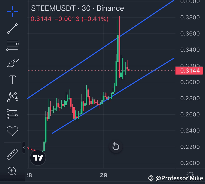 $STEEM /USDT: Bull Run Confirmed – A Strategic Entry Opportu | Professor Mike on Binance Square