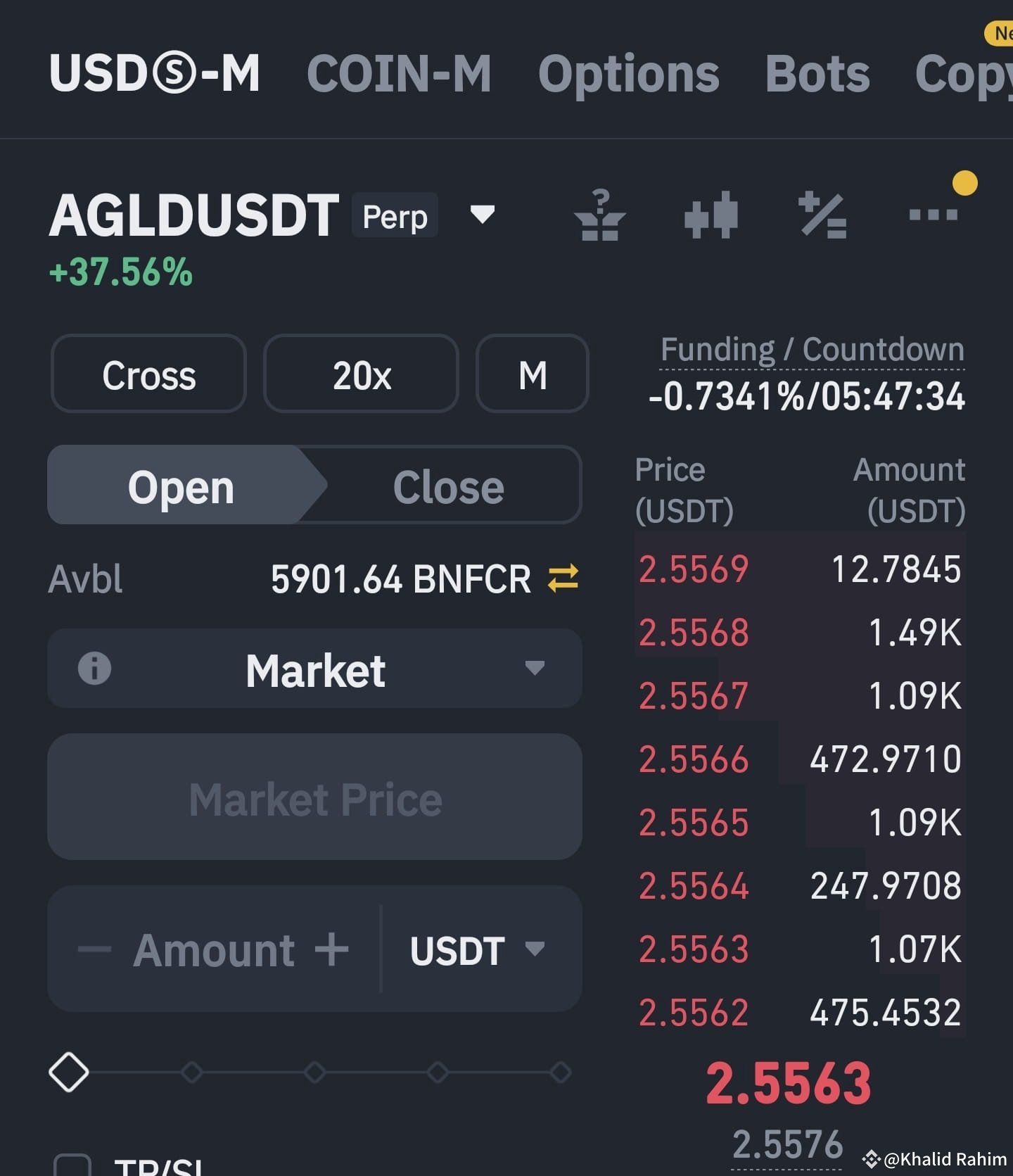 💡 Crypto Signal 💡 🔻 AGLD Short Entry: $2.55 🎯 TPs: $2 | Khalid Rahim on ...