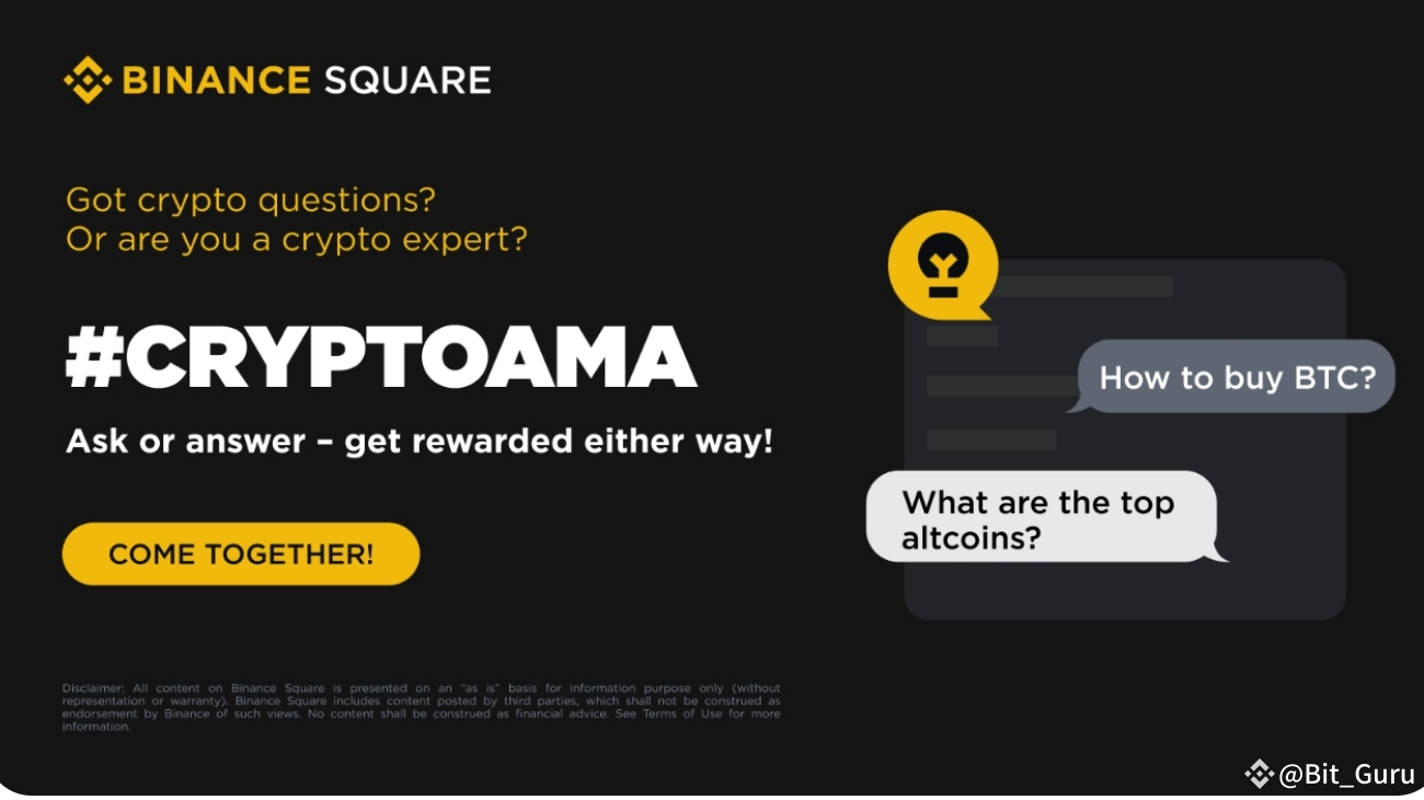 Unlock Your Crypto Knowledge with #CryptoAMA and Win up to $5,500 in USDC Rewards! 🚀 | Bit_Guru ...