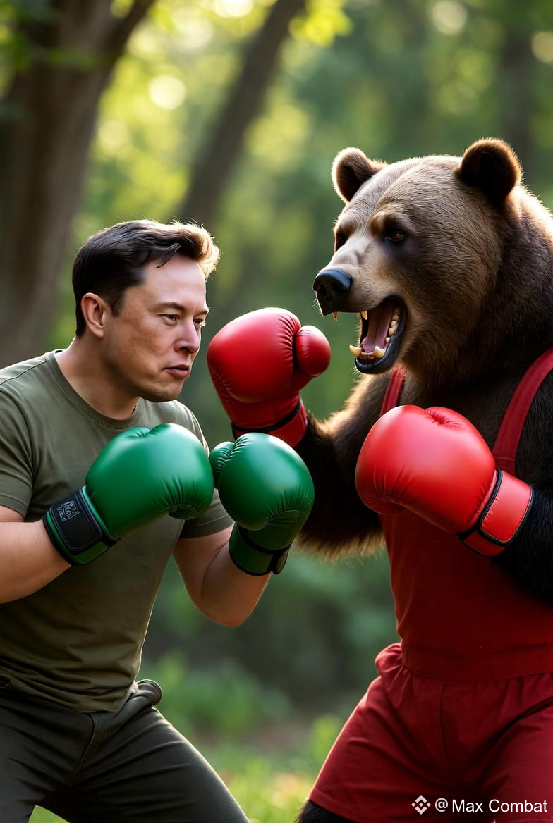 cuando Elon Musk va a dar un golpe en el oso bear $DOGE $G | School Of ...