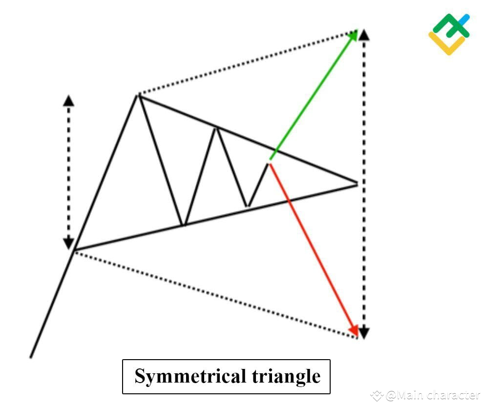 Symmetrical Triangle The formation of this type of | Main character on ...
