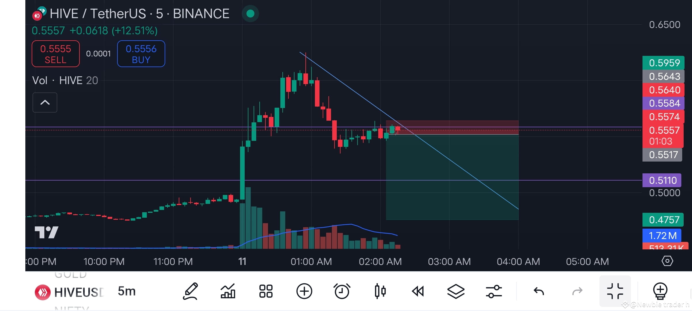 $HIVE bears 🔥🔥🔥 guys , ca we expect bears run after | Newbie trader h on Binance Square