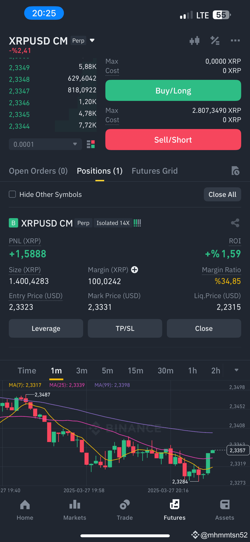 $XRP XRP /USDT COIN M – Long Trade Trade Setup: • Entry: | mhmmtsn52 on Binance Square