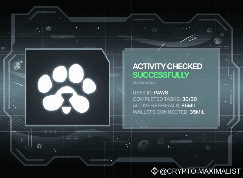 #PAWS ** PAWS CHECK COMPLETE!** The final mandatory chec | CRYPTO ...