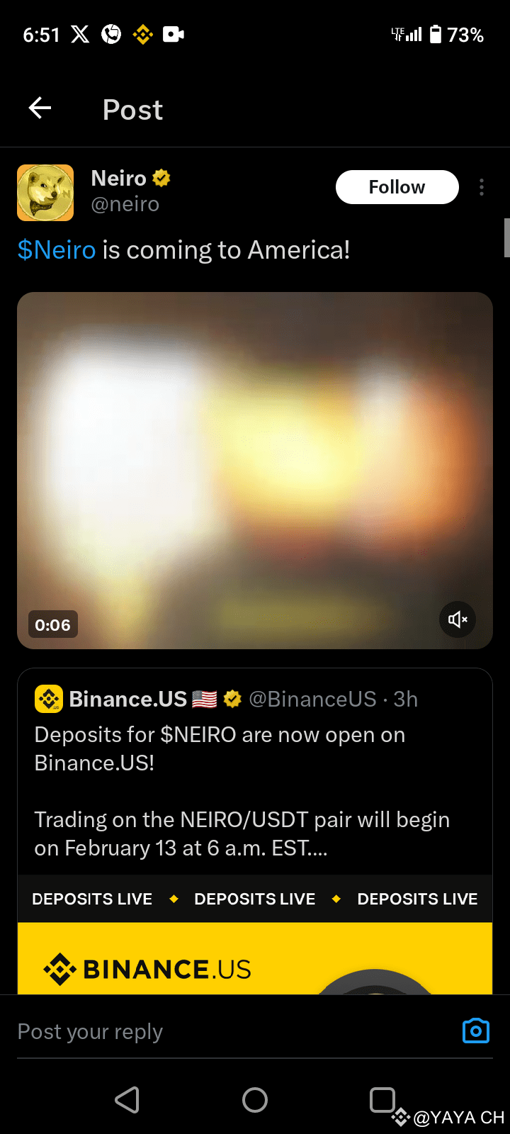 Neiro is Going to the moon $ETH #NEIRO | YAYA CH on Binance Square