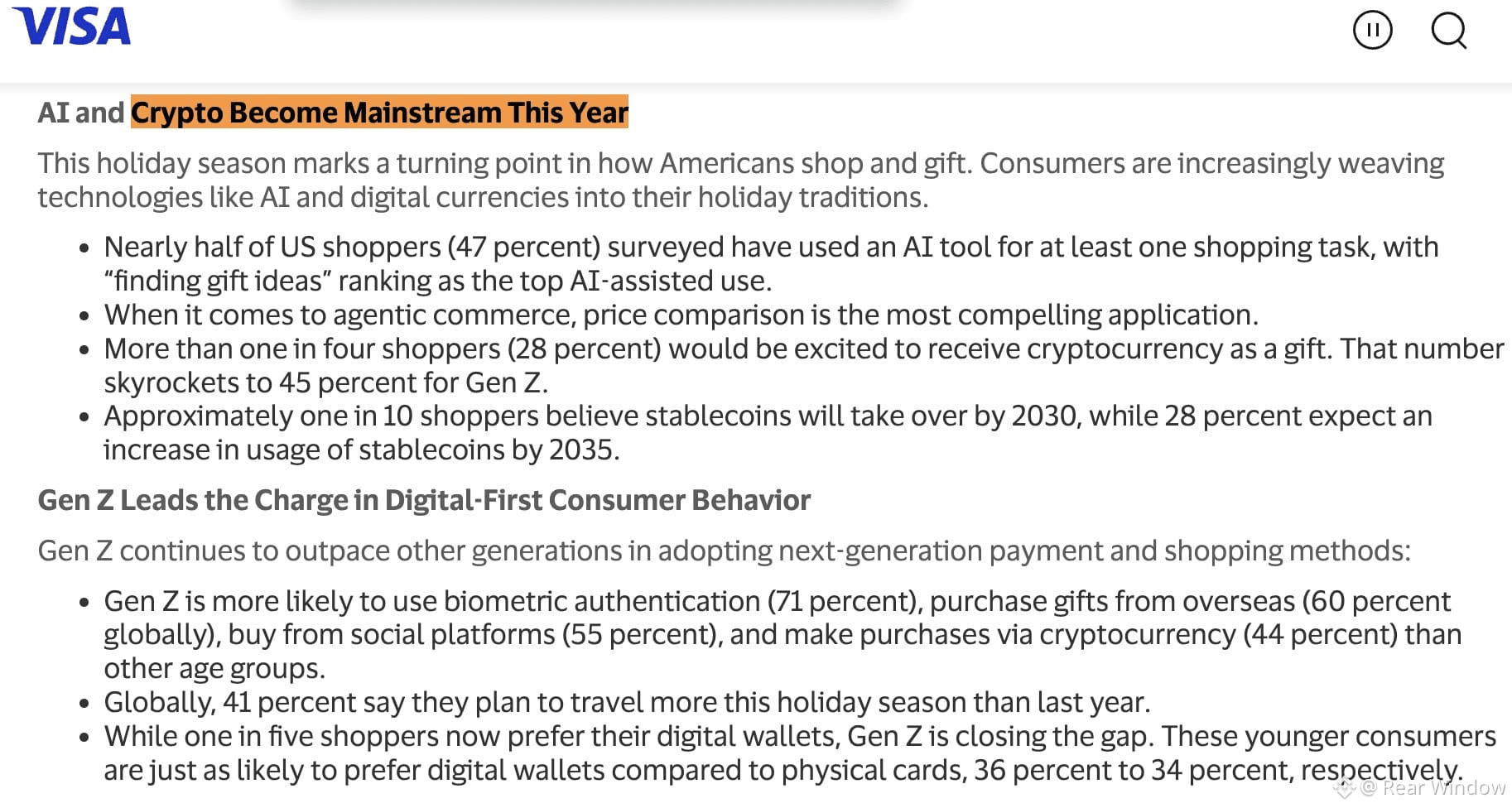 The Tech-Forward Holiday: AI & Crypto Take Over U.S. | Rear Window on ...
