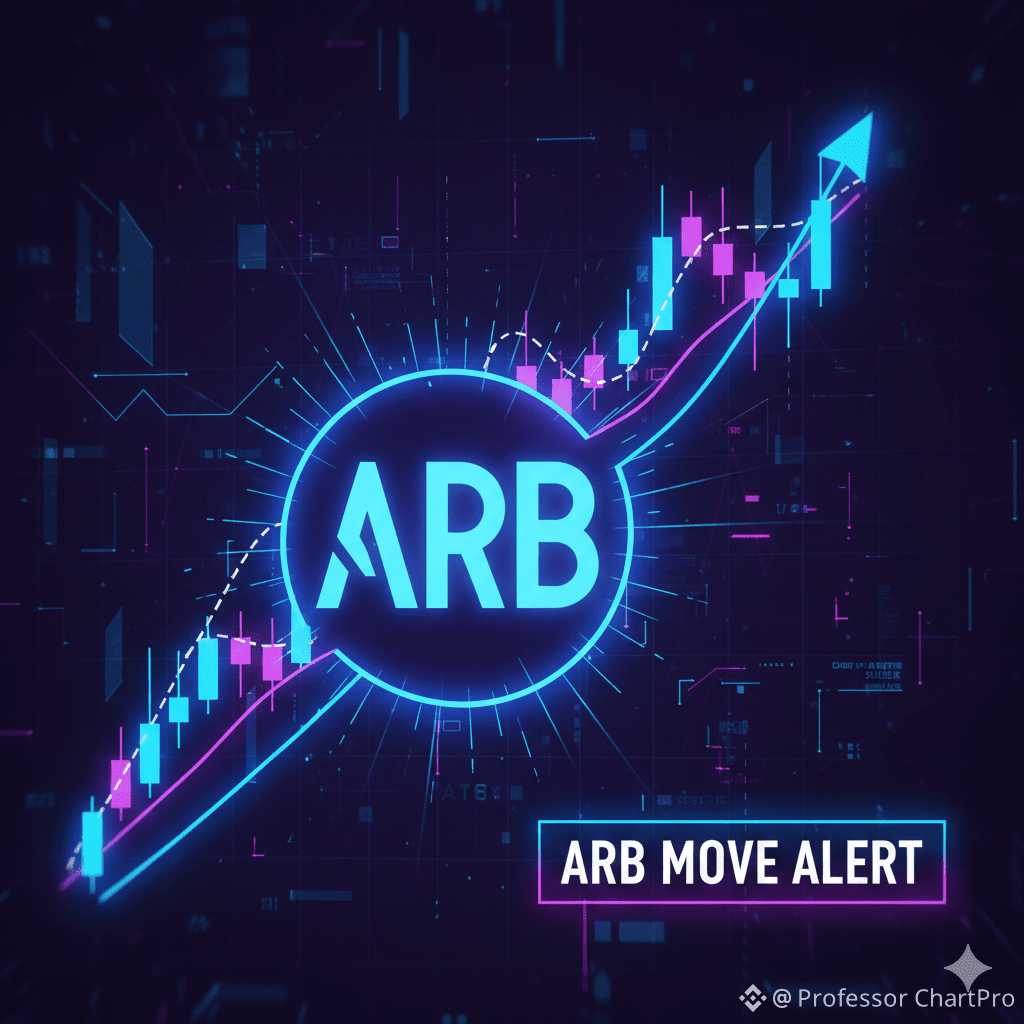 🚨 $ARB 移动警报！ 动量随着新鲜的交易量和突破气氛而增强——下一步即将到来？🤔 #ARB #Arbitrum | Professor ChartPro发布于币安广场