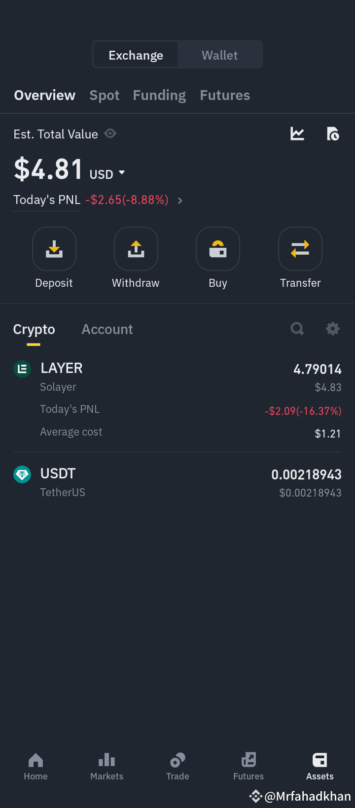 I invest 10$ in Binance, and i lost my all dollars 😭 | Mrfahadkhan on ...