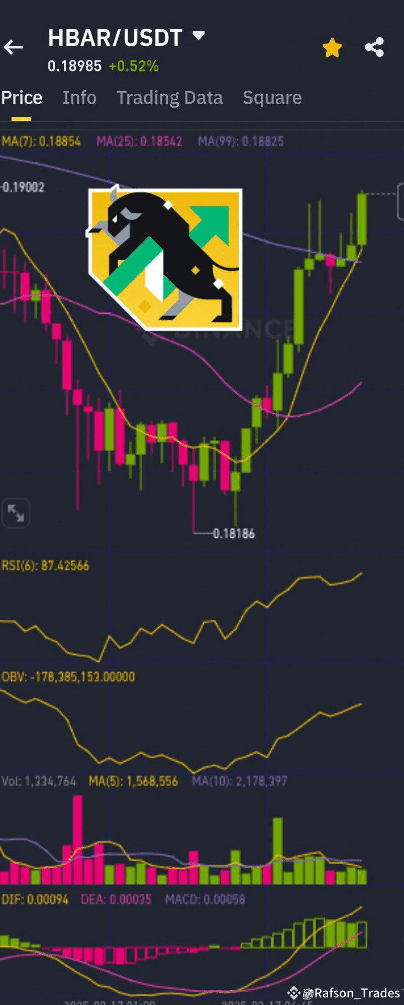 $HBAR how much more do you think this beautiful coin will ri | Rafson ...