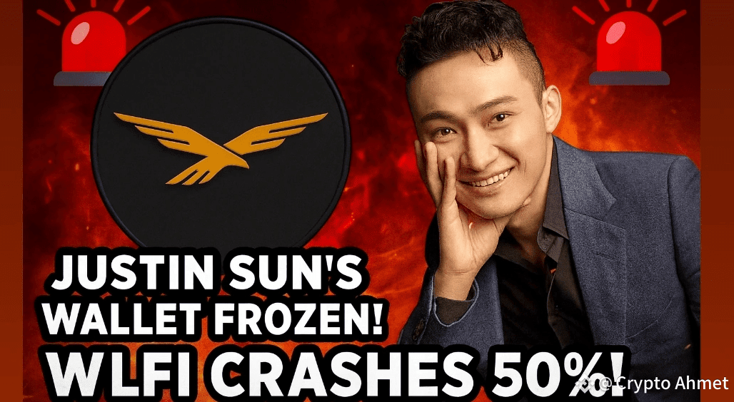 😱🚨Justin Sun's Wallet Frozen! WLFI Drops 50%! | Crypto Ahmet on Binance ...