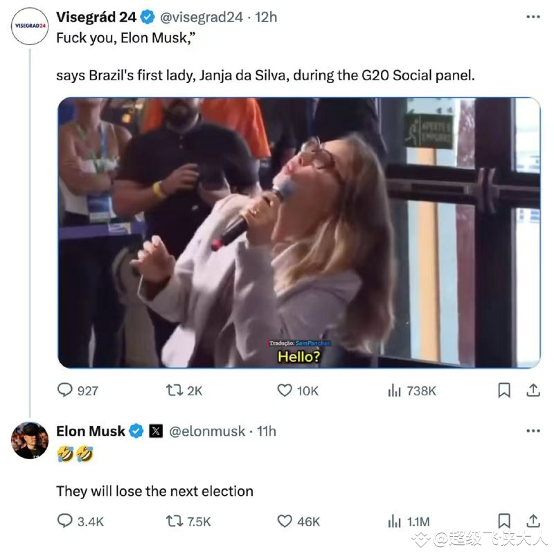 Brazil's first lady insults Musk Rosangela Silva, the first | 超级飞侠大人 on ...