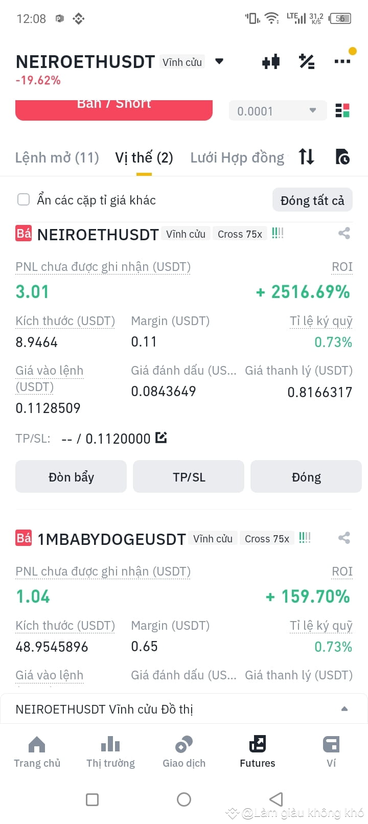 Rich... go with the smallest capital possible, set Stoploss | Làm giàu ...