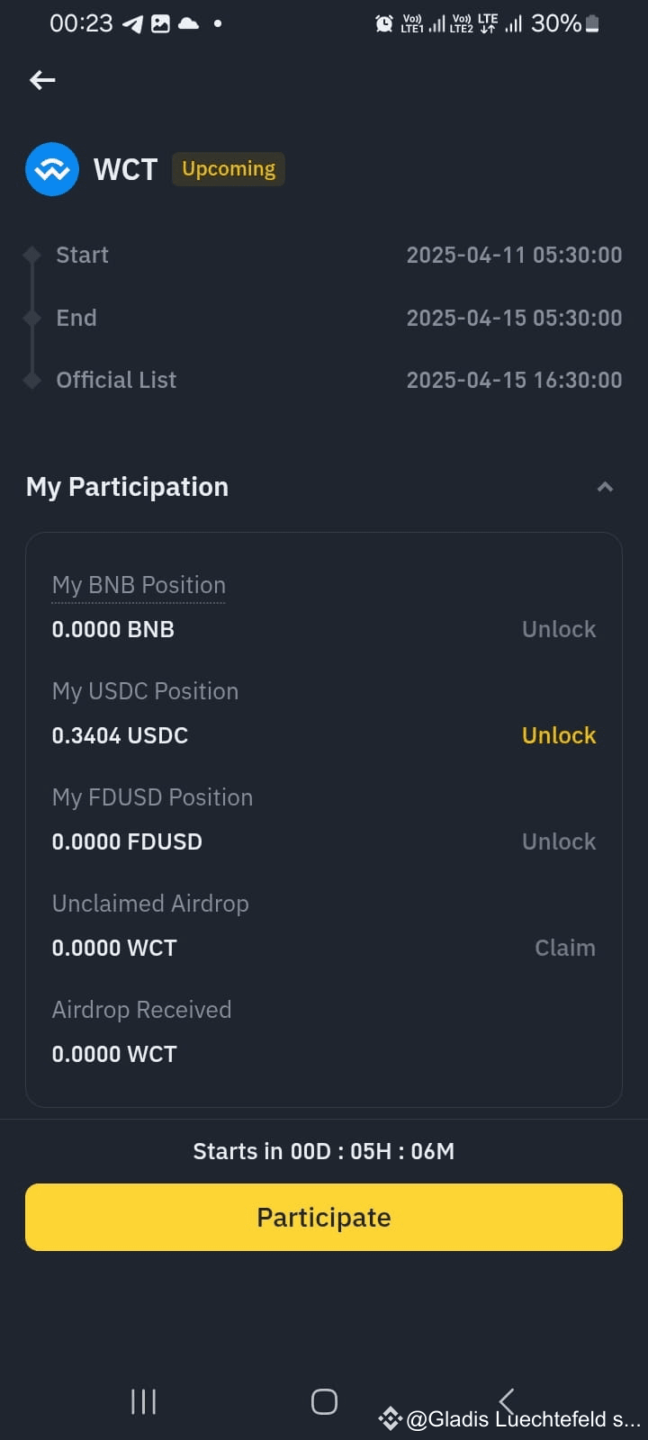 #BinanceLaunchpoolWCT 🚀 $WCT/USDT New Token List On Binance | Gladis Luechtefeld soq on Binance ...