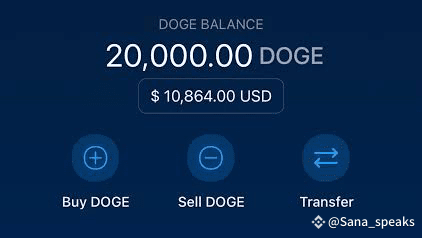 “How Dogecoin Changed My Life” | Sana_speaks on Binance Square